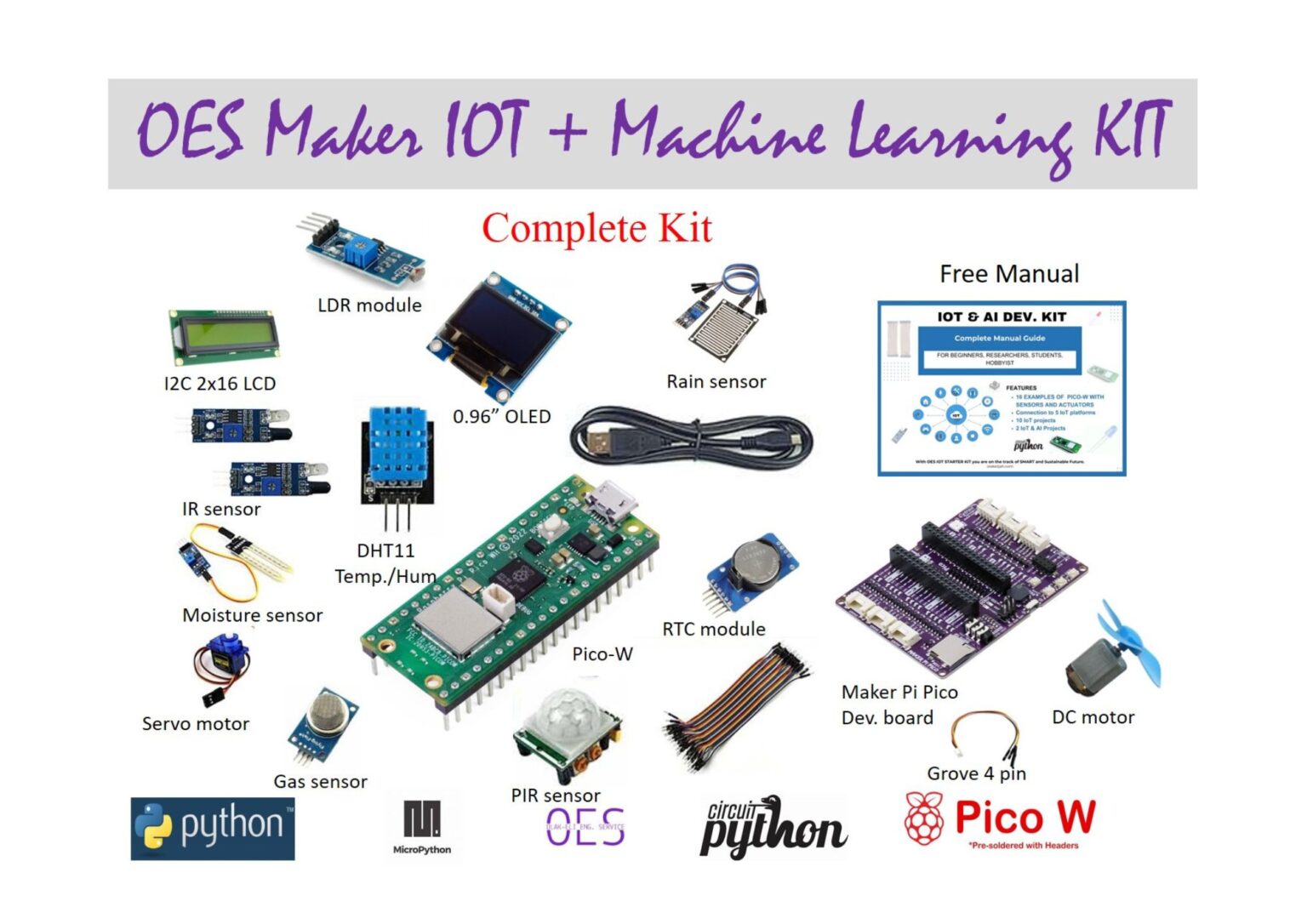 OES Maker IoT + Machine Learning Kit (Complete Kit) - OES